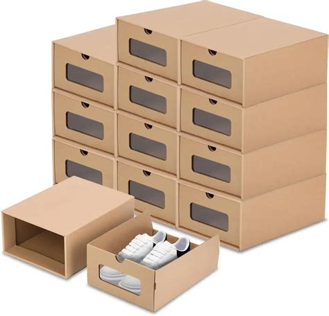 Caixas De Armazenamento De Papel O Janela Transparente Tampas