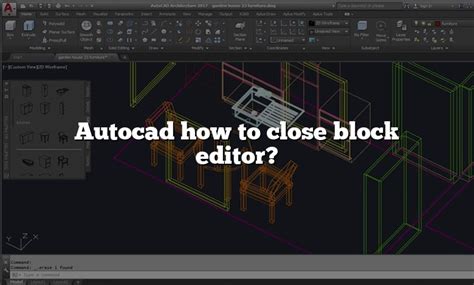 Autocad How To Close Block Editor