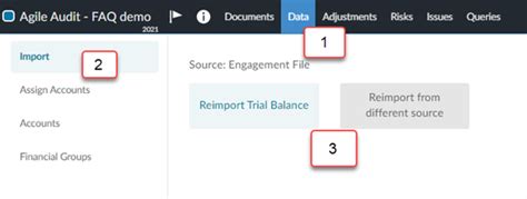 How Do I Import A New Year End Tb Over The Existing Trial Balance
