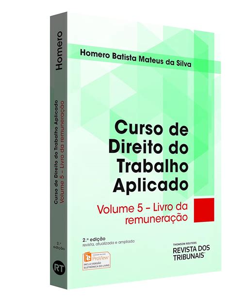 Curso De Direito Do Trabalho Aplicado Livro Da Remuneração Unknown
