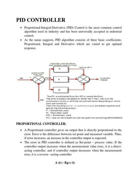 Pid Control Pdf Control Theory Systems Theory