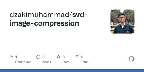 GitHub Dzakimuhammad Svd Image Compression