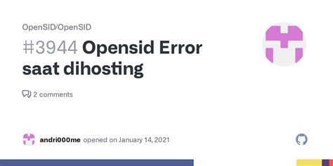 Opensid Error Saat Dihosting Issue OpenSID OpenSID GitHub