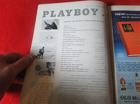 Vintage Erotic Sexy Adult Nude Pinup Magazine Playboy Nov 1960 P57 EBay