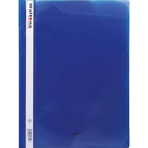 Primeline Poly Propylene Quotation Folder Blue X 6 Shop Today Get