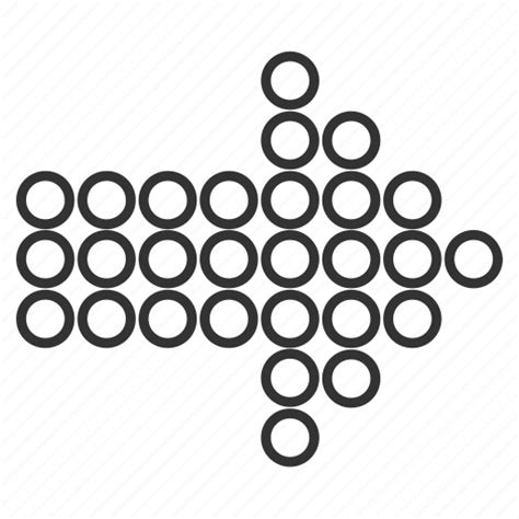 Circle Dots Cursor Move Next Pointing Arrow Right Send Icon