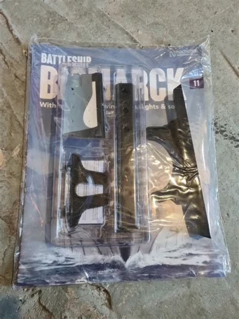 Hachette Build The Battleship Bismarck Scale 1200 Issue 11 Eur 1393