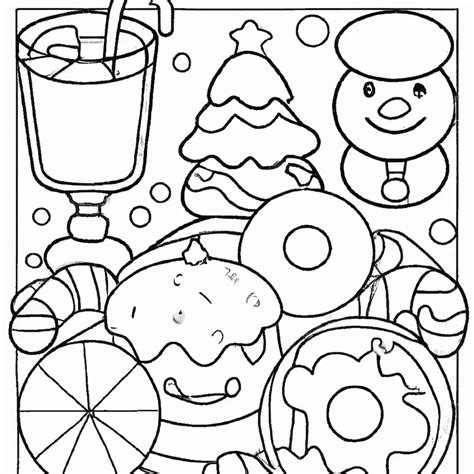 Deliciosos Desenhos De Doces Natalinos Para Colorir