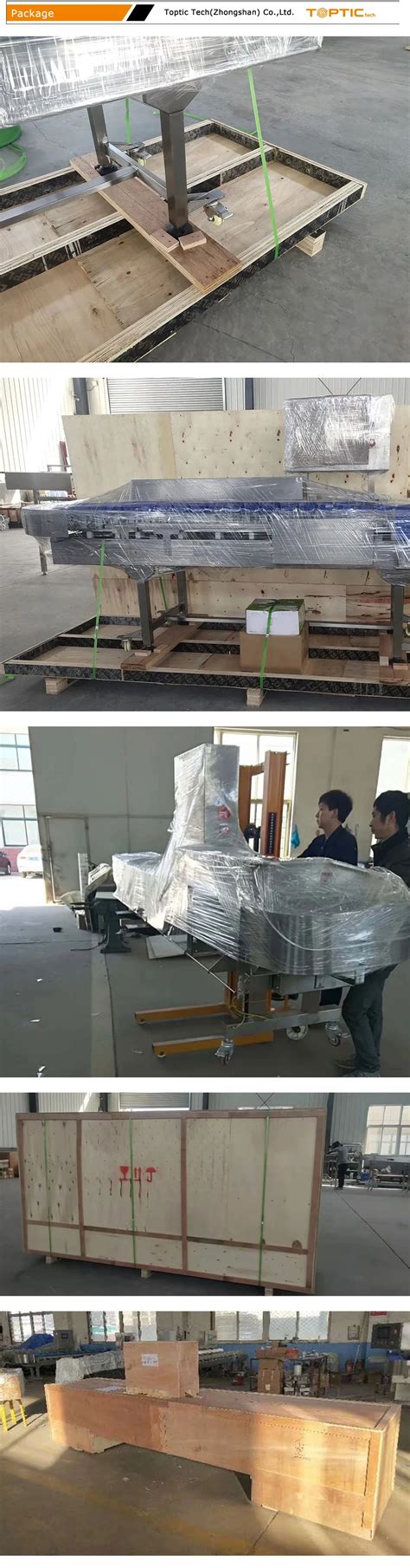 Circular Trays Rotary Weight Sorting Machine Toptictech