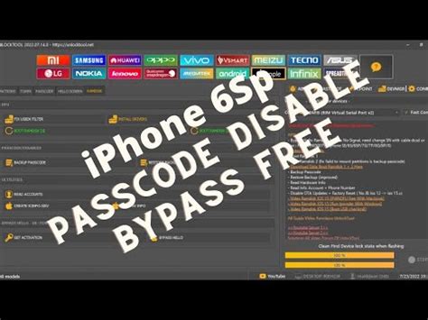 Iphone 6S Plus Passcode Bypass With Signal Unlocktool YouTube