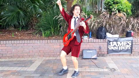 Acdc Go Down By Angus Young Street Performer Acdc Go Down By