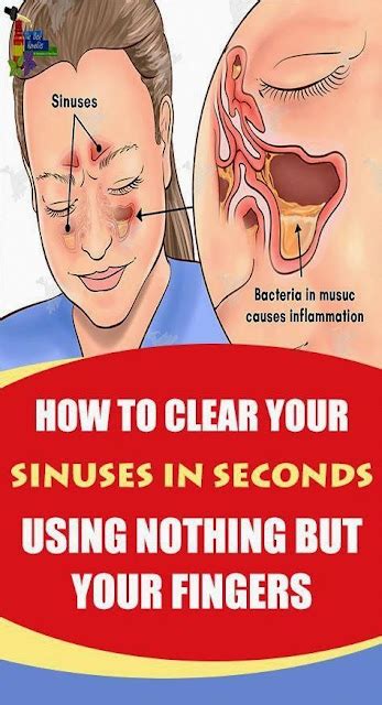 How To Clear Your Sinuses In Seconds Using Nothing But Your Fingers