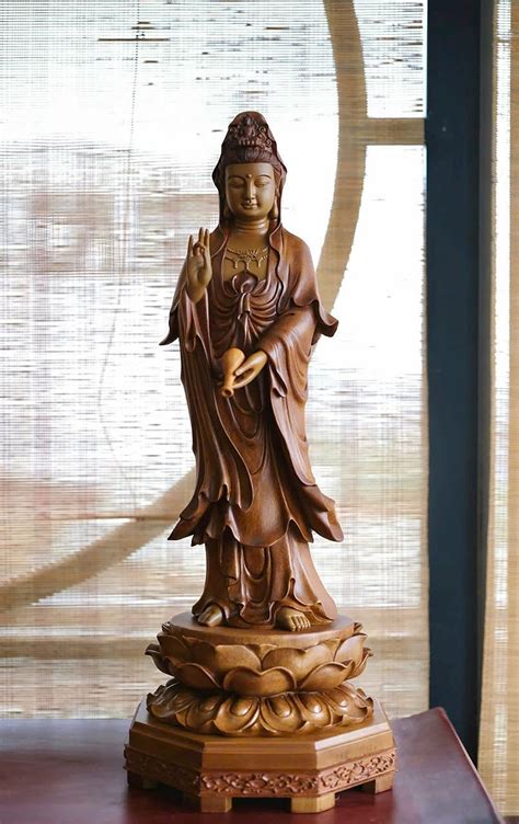 Standing Guan Yin Bodhisattva Statue Kwan Yin Quan Yin Kuan Yin
