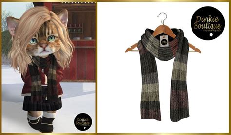 second life marketplace db dinkies molly muffler black