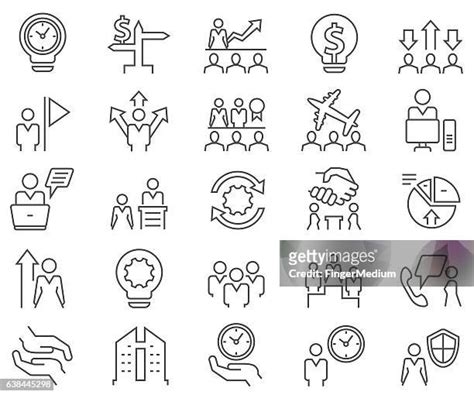 Business Roles Icons High Res Vector Graphics Getty Images