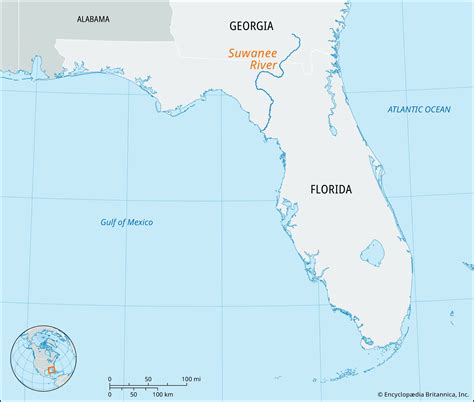 Suwannee River Georgia Florida Map And Facts Britannica