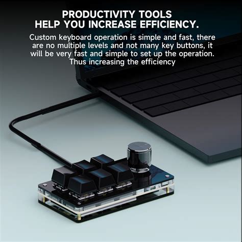 Snapklik BRIMFORD Key USB C Macro Programmable Keyboard OSU One Handed Mechanical Keyboard