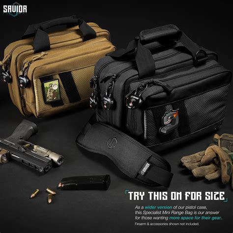 Savior Equipment Specialist Series Mini Range Bag Tactical Dual Pistol