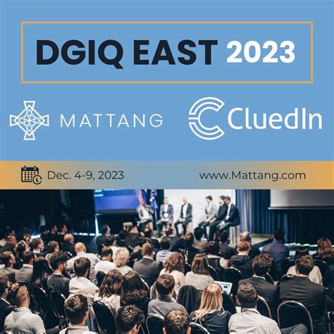 Join Mattang At Dgiq East For Data Governance Insights Mattang Inc