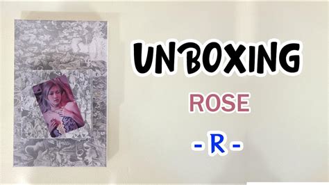 Blackpink Rose First Single Album R Album Kit Off