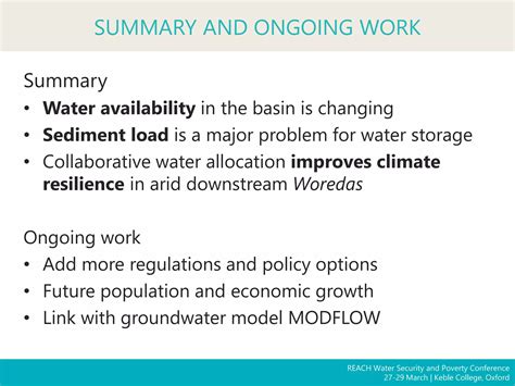 Water For All Collaborative Water Allocation In The Awash River Basin Ppt