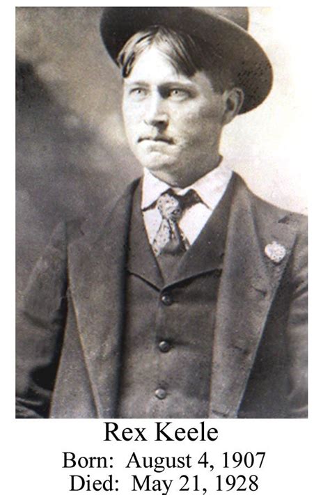 Rex Bailey Keele 1907 1928 Find A Grave Memorial