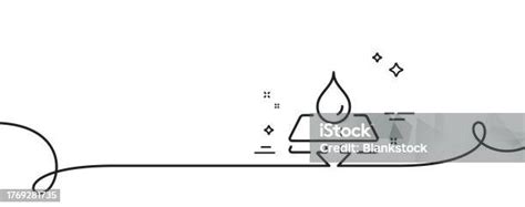 방수 라인 아이콘입니다 방수 표시 말림이 있는 연속선 벡터 0명에 대한 스톡 벡터 아트 및 기타 이미지 0명 건조한 경첩 Istock