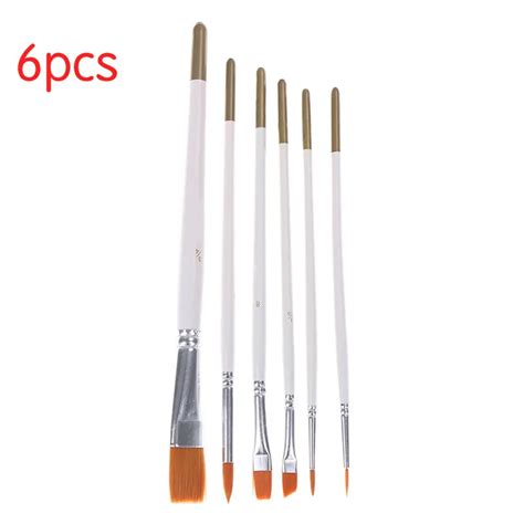 1 6 10 12 шт деревянной ручкой акварель кисть для рисования ручка Набор для обучения масляная