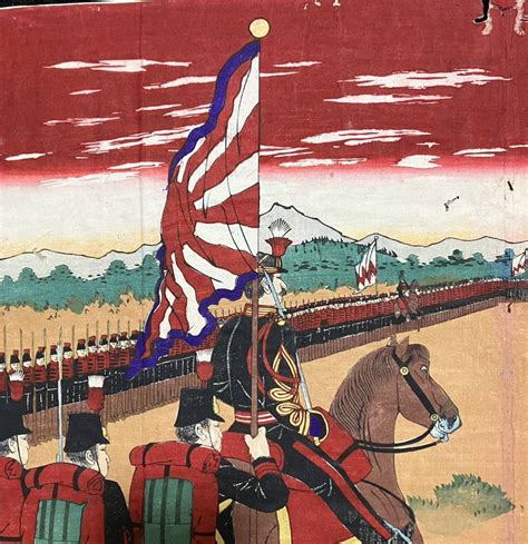 Yahooオークション 真作本物 明治22年 歌川国利「憲法発布之際 観