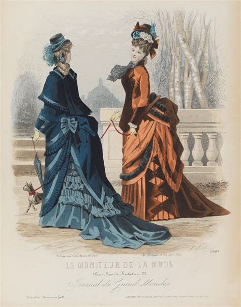 Le Moniteur De La Mode 1874 Vintage Abbildungen Mode Vintage Vintage