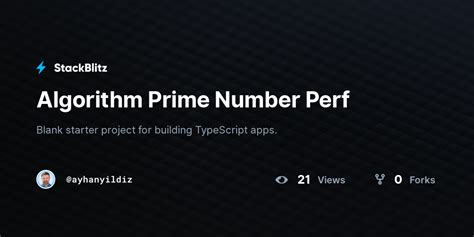 Algorithm Prime Number Perf Stackblitz
