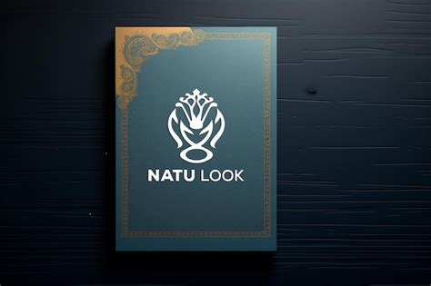 Notebook Cover Logo Mockup Premium Ai Generated Psd