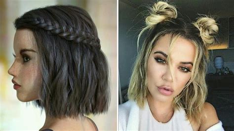 IDEAS DE PEINADOS DE MODA PARA CABELLO CORTO PEINADOS FÁCILES Y