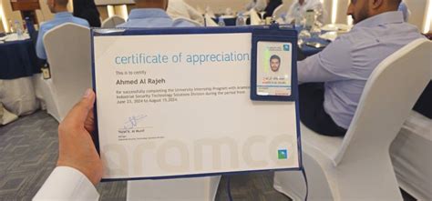 Ahmad Alrajeh On Linkedin As I Wrap Up My Time At Aramcos Industrial