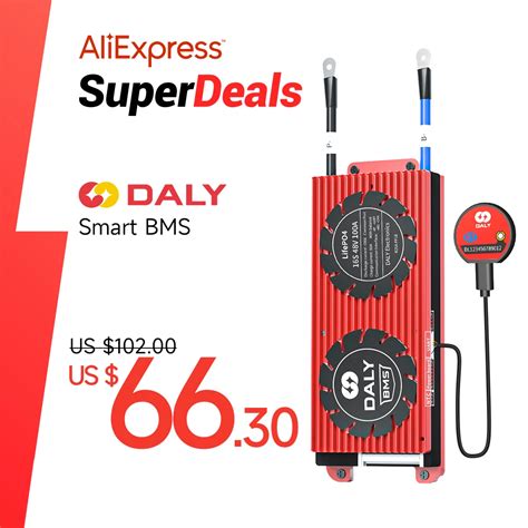 Daly Smart Bms Lifepo4 16s 48v Bms 3s 12v 8s 12s 24s 12v 24v 36v 60v