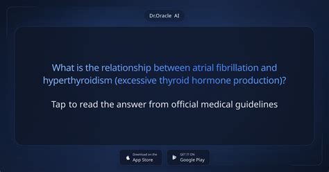 What Is The Relationship Between Atrial Fibrillation And Hyperthyroidism Excessive Thyroid
