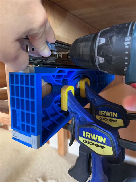 DIY Under Desk Keyboard Tray In A Drawer Erin Zubot Design