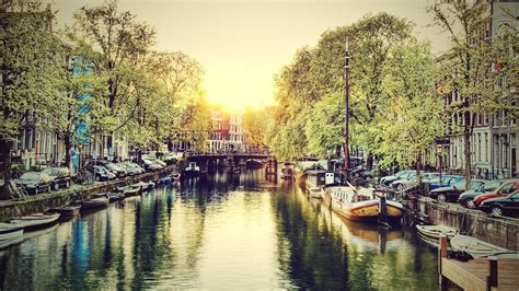 Amsterdam Canals Wallpaper 1920x1080 21015