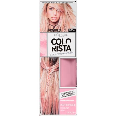Loreal Paris Colorista Semi Permanent Hair Color Light Bleached