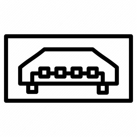 chip connection input output power socket switch icon download