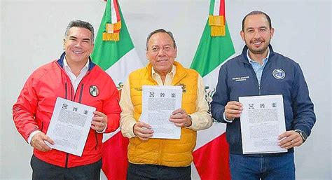 ¡registran Pan Pri Y Prd CoaliciÓn Electoral Ante Ine
