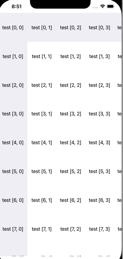 Sticky Rows And Columns With Collection View In Swift Mobikul Ios Swift