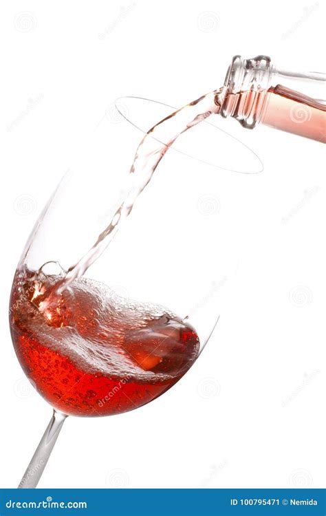 Rose Wine Stock Image Image Of Detail White Party 100795471
