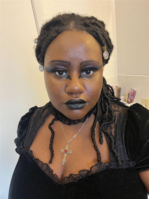 My First Attempt At Trad Goth Makeup Rgothstyle