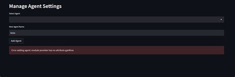 Error Adding Agent Module Provider Has No Attribute Gpt4free · Issue 438 · Josh Xtagixt · Github