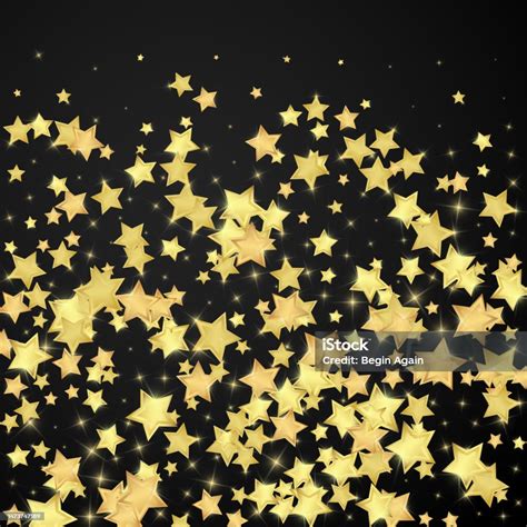 魔法の星のベクター画像オーバーレイ金色の星が散らばる おとぎ話のベクターアート素材や画像を多数ご用意 おとぎ話 お祝い しぶき