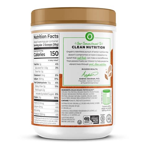 Peanut Butter Protein Powder Nut Butter Orgain