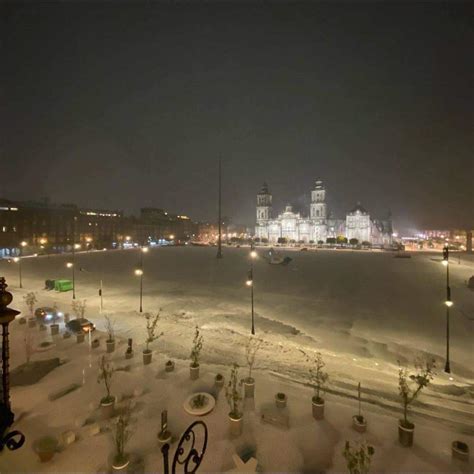 Lluvia histórica en CDMX granizo causan daños en el Templo Mayor