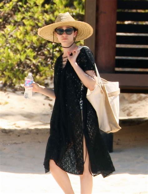 Emmy Rossum Swimsuit On The Beach In Cabo San Lucas July 2016