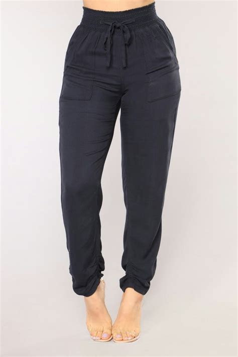 Pin By Arian Singh On Fashion Nova Women Jogger Pants Linen Joggers